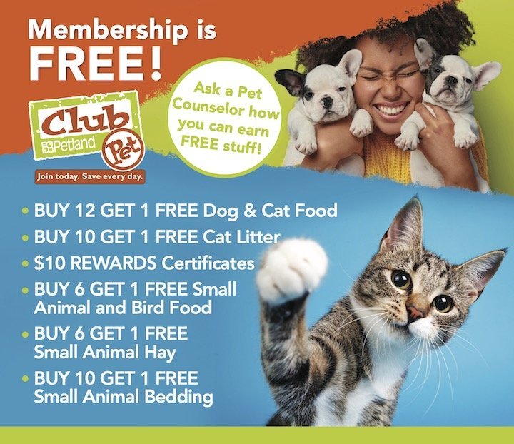 ClubPet Rewards Program - Petland Katy - Houston, Texas